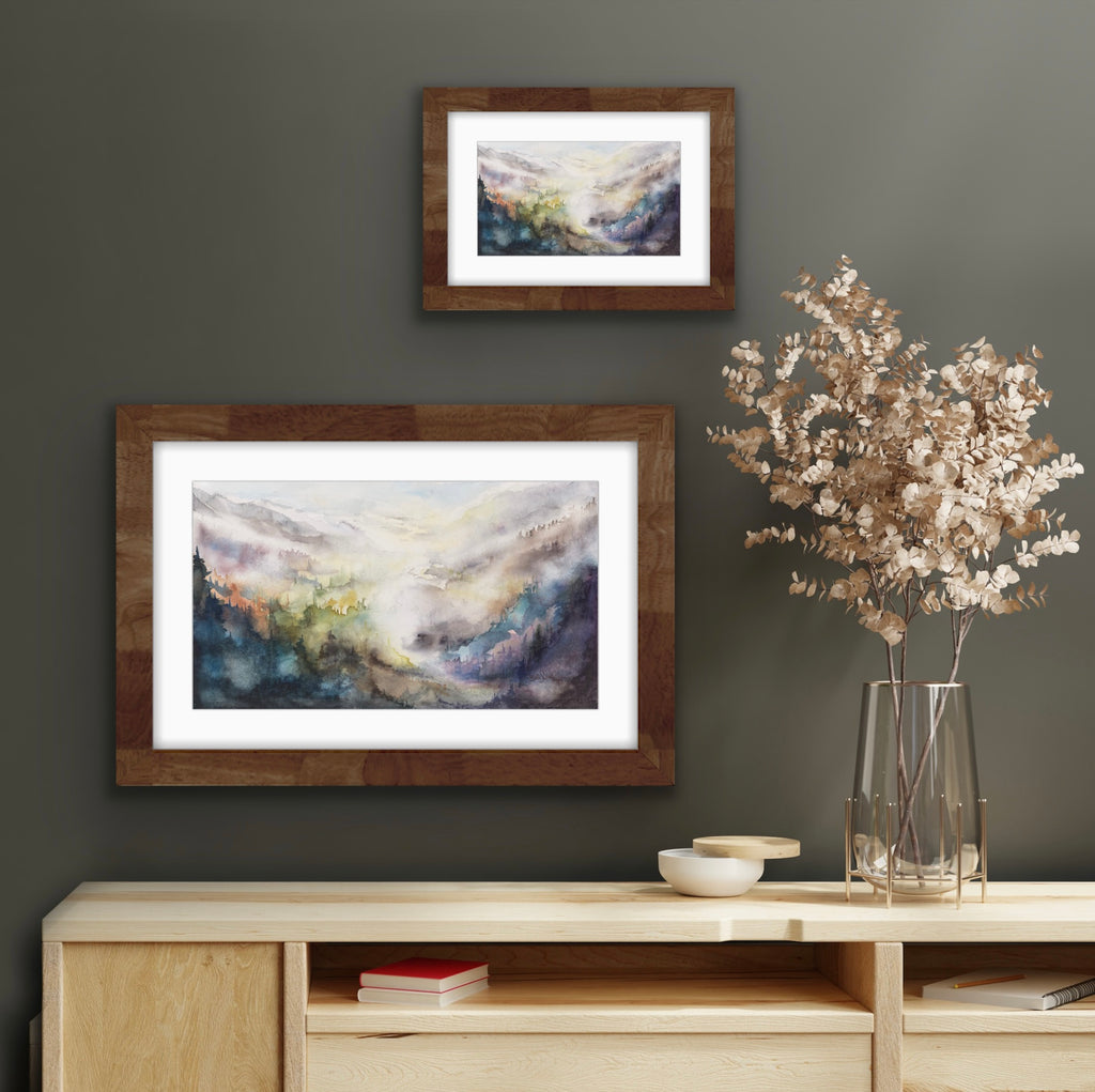 "Beyond The Mist" Landscape Print – Beth Suter Art
