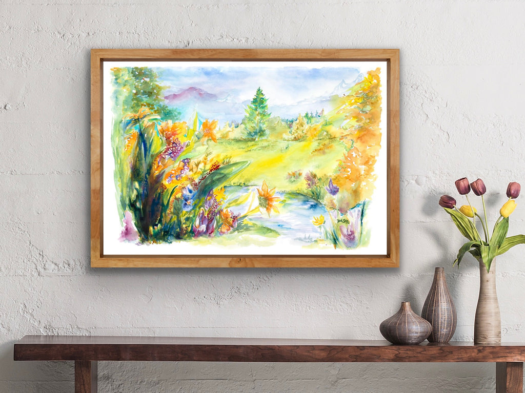 "Drink The Wild Air" Landscape Print – Beth Suter Art