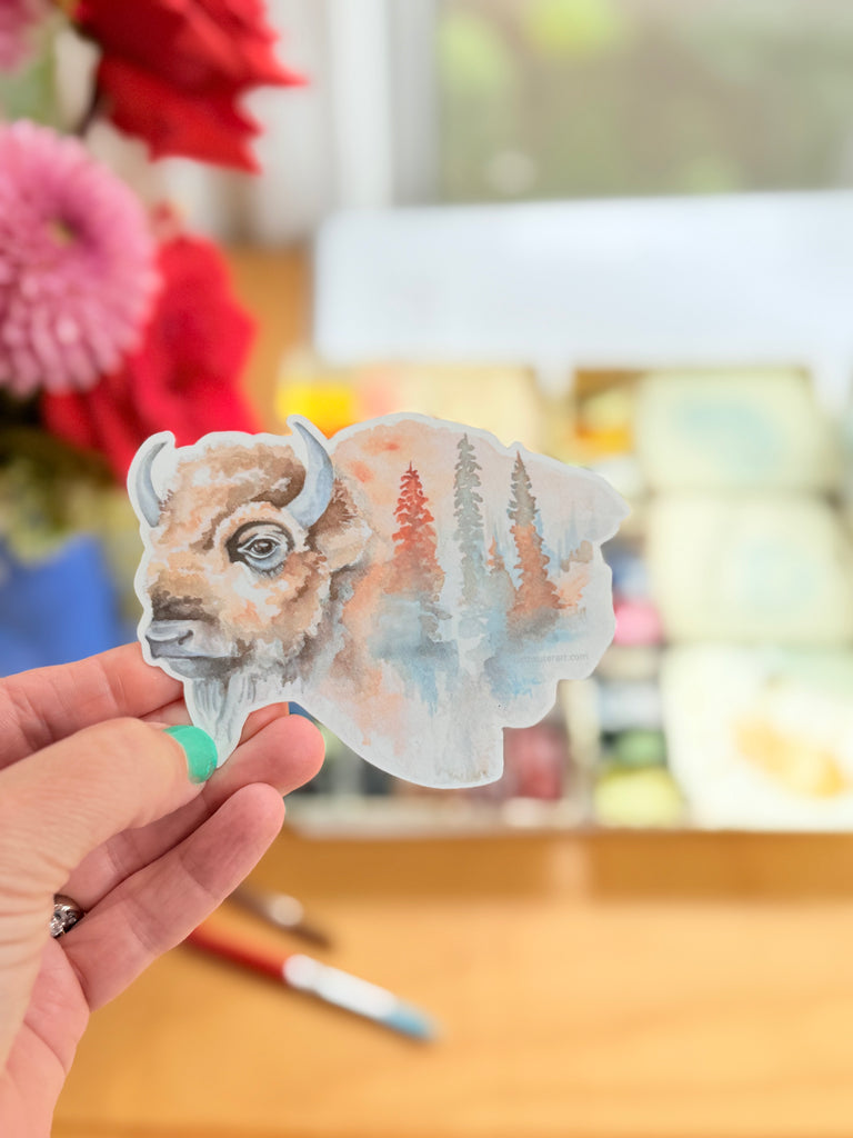 "Mattos" Vinyl Sticker – Beth Suter Art