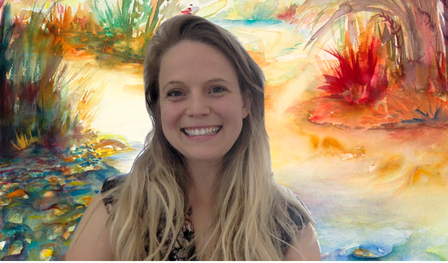 ZOOM BACKGROUND- You'll Find Me At The Water – Beth Suter Art